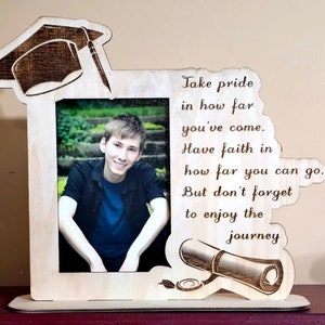 Custom Graduation Picture Holder. Display Table Decor. Graduation Party ...
