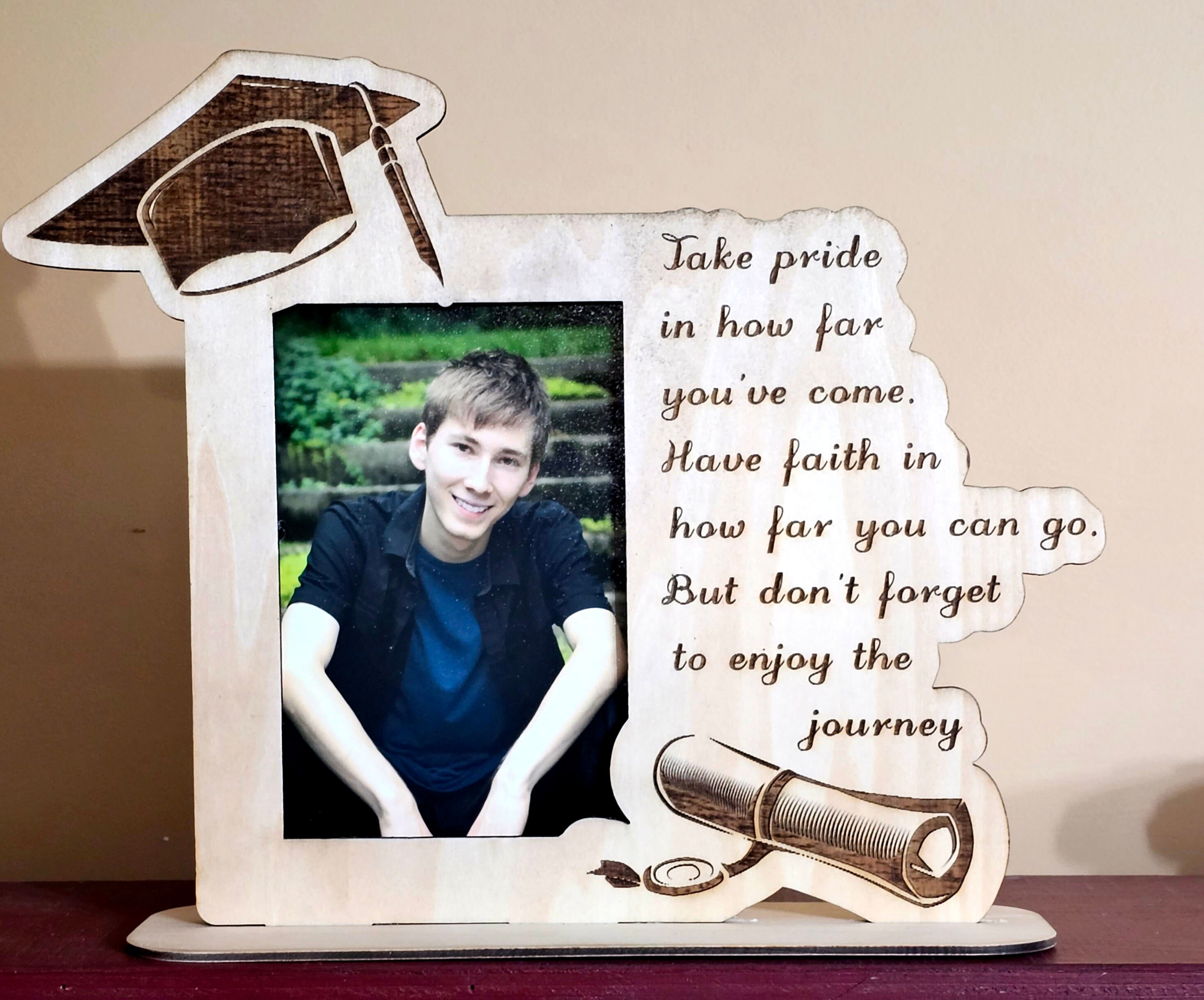 Custom Graduation Picture Holder. Display Table Decor. Graduation Party ...