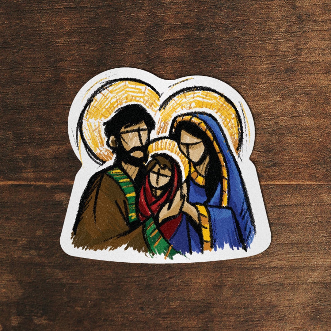 Holy Family | Vinyl Die-cut Stickers - Etsy
