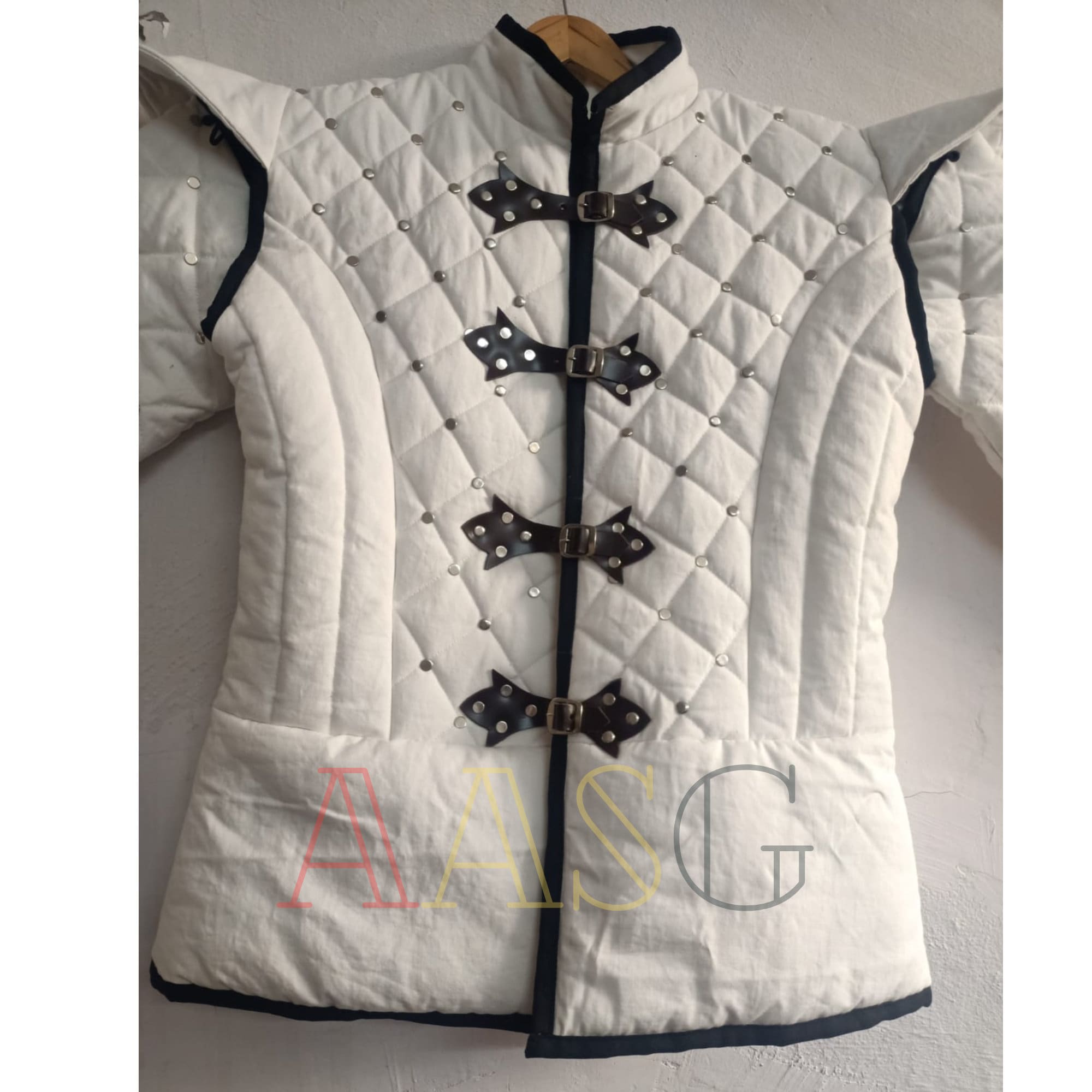 Medieval Short Doublet Gambeson Full Sleeve Aketon Costume - Etsy