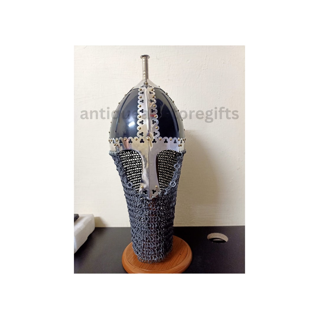 New GJERMUNDBU Warrior Medieval Russian Boyar Helmet 18G Steel - Etsy