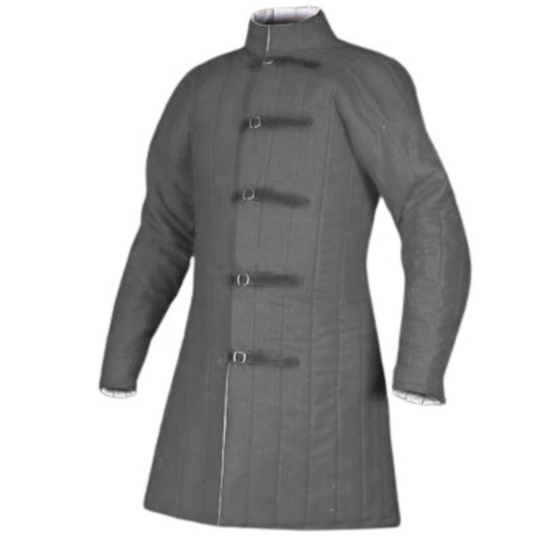 Medieval Cotton Gambeson: Quilted Full Sleeve Armor for LARP - Etsy