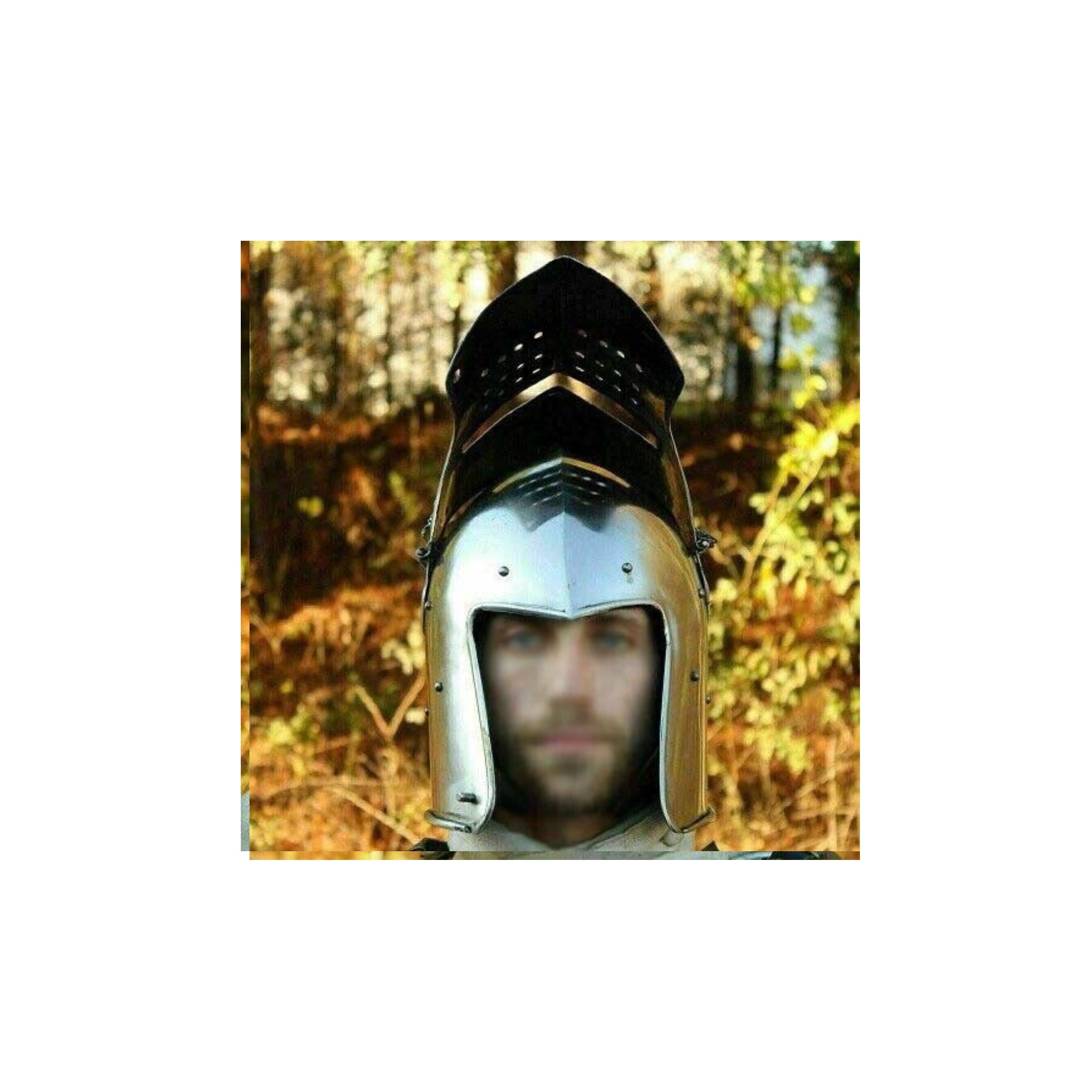 Medieval Barbuta Protective Helmet and Viking Helmet With an - Etsy
