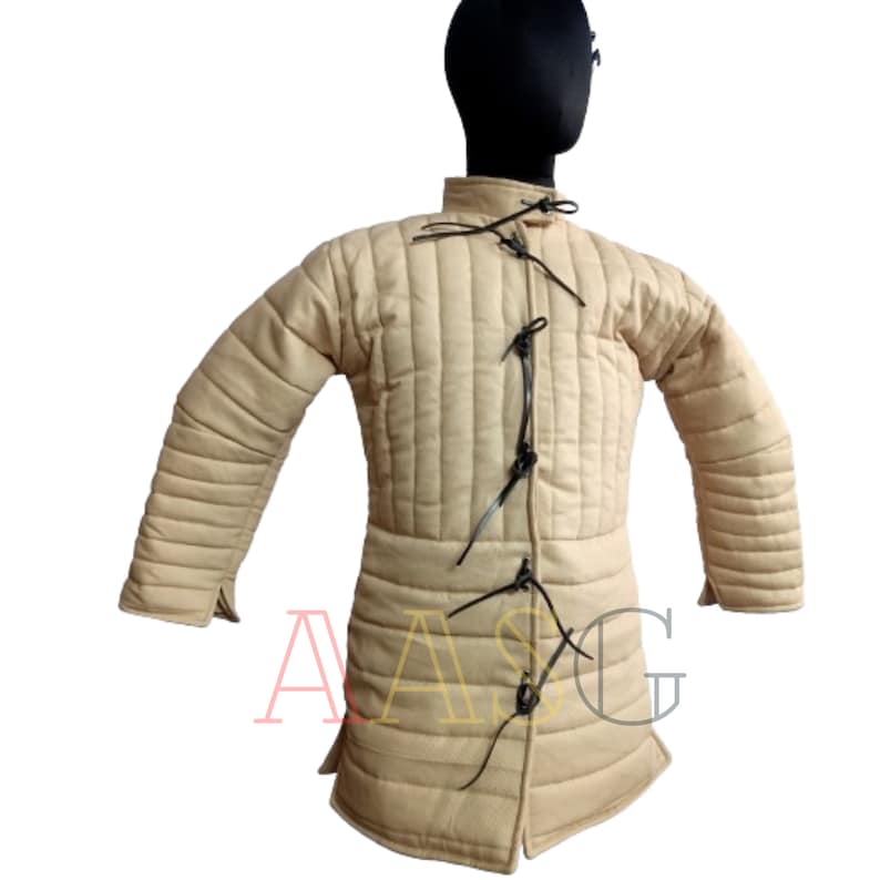 Handmade Padded Cotton Gambeson: Medieval Viking Aketon Armor - Larp ...