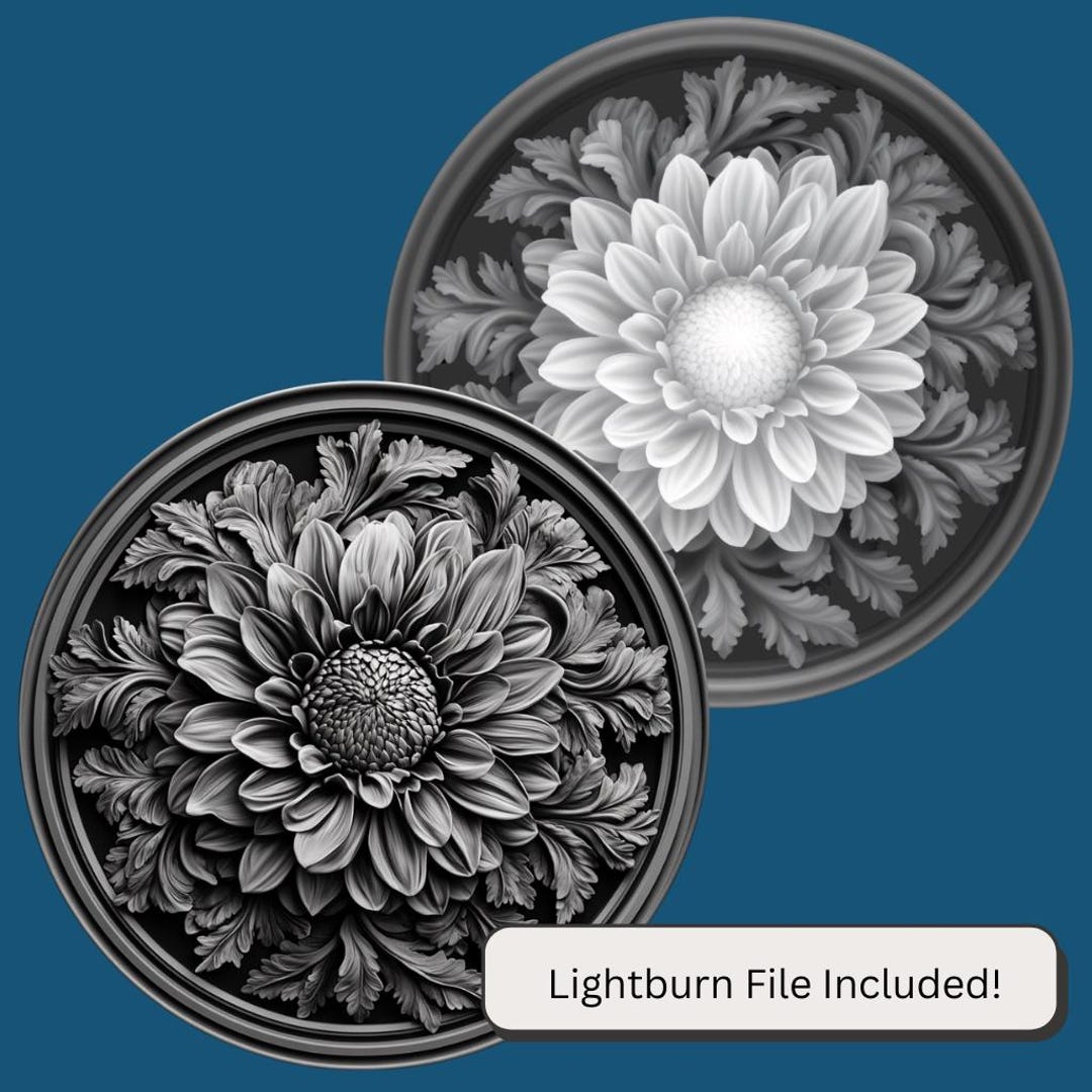 Coin Depth Map | Height Map | Xtool | Glowforge | PNG File | Grayscale ...