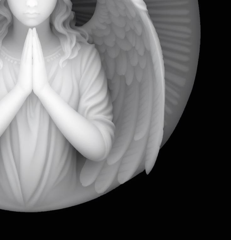 Angel & Babe Brass Coin PNG Design: Fiber Laser Engraving Template ...