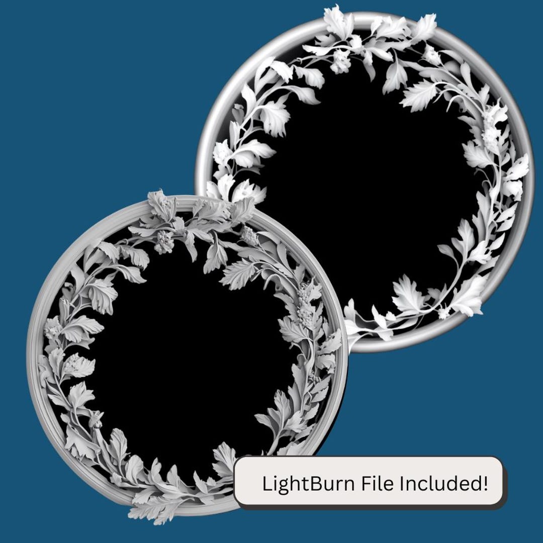 Brass Challenge Coin PNG Design | 40mm Round Engraving Template for ...