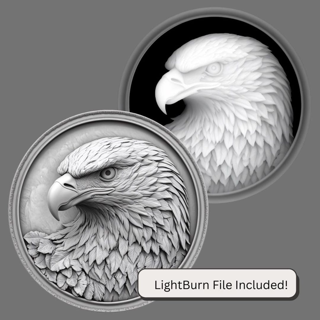 Brass Challenge Coin PNG Design | 40mm Round Engraving Template for ...