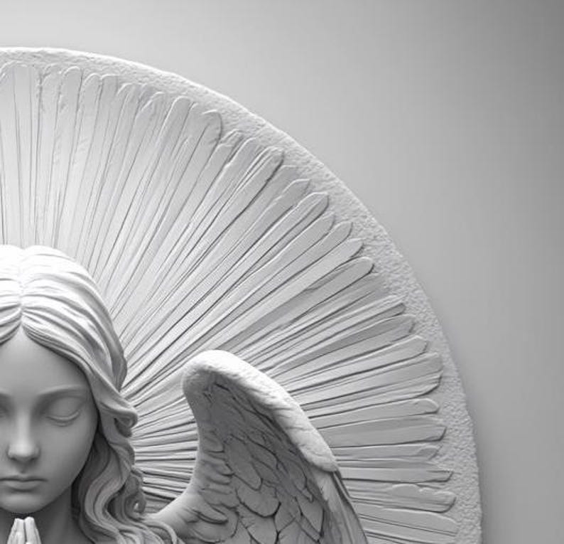 Angel & Babe Brass Coin PNG Design: Fiber Laser Engraving Template ...