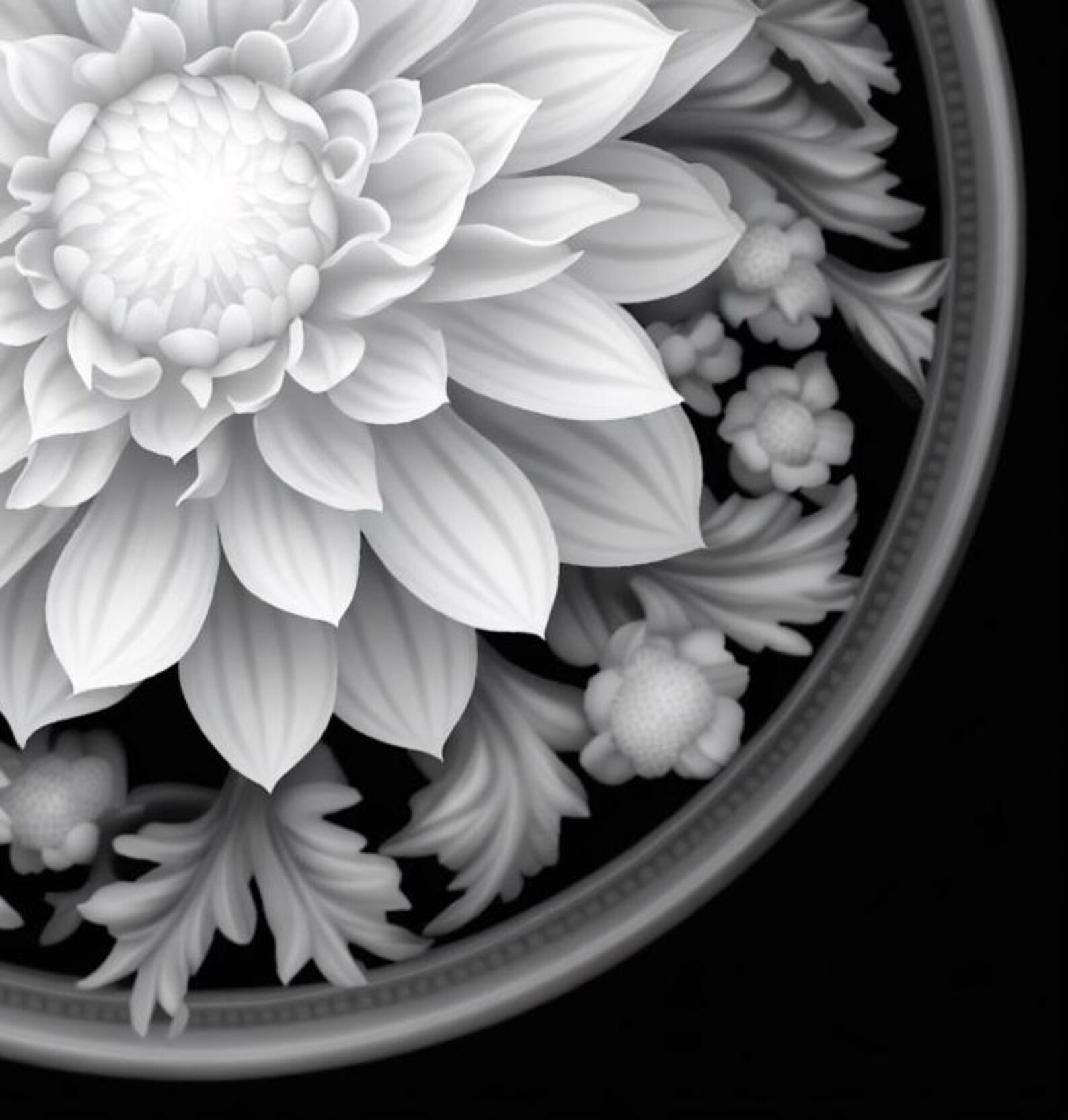 Coin Depth Map | Height Map | Xtool | Glowforge | PNG File | Grayscale ...