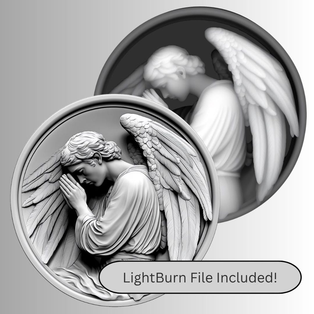 Brass Challenge Coin Depth Map PNG | Fiber Laser Engraving File ...