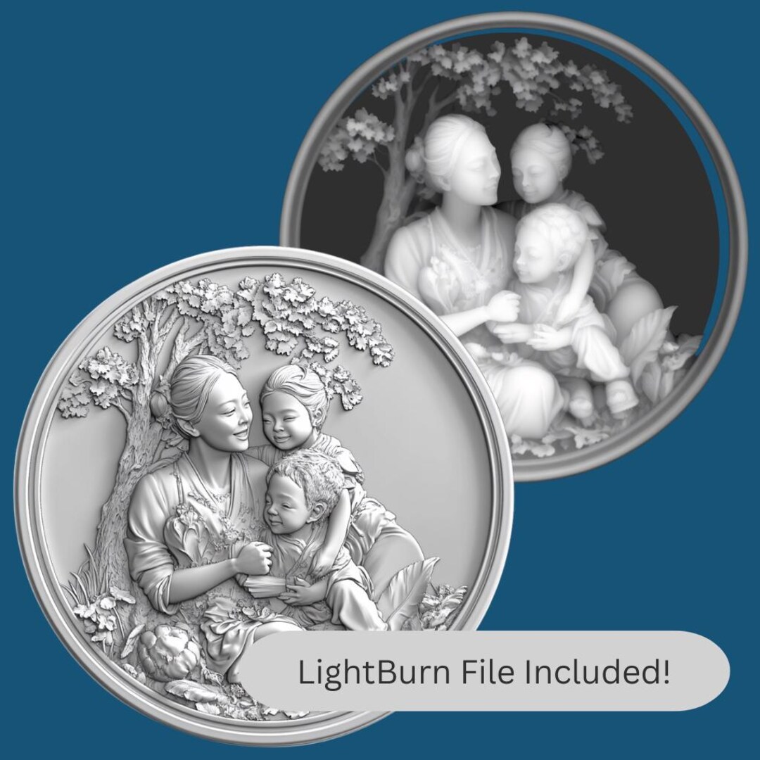 3D Challenge Coin PNG Design: Fiber Laser Engraving Template (digital ...