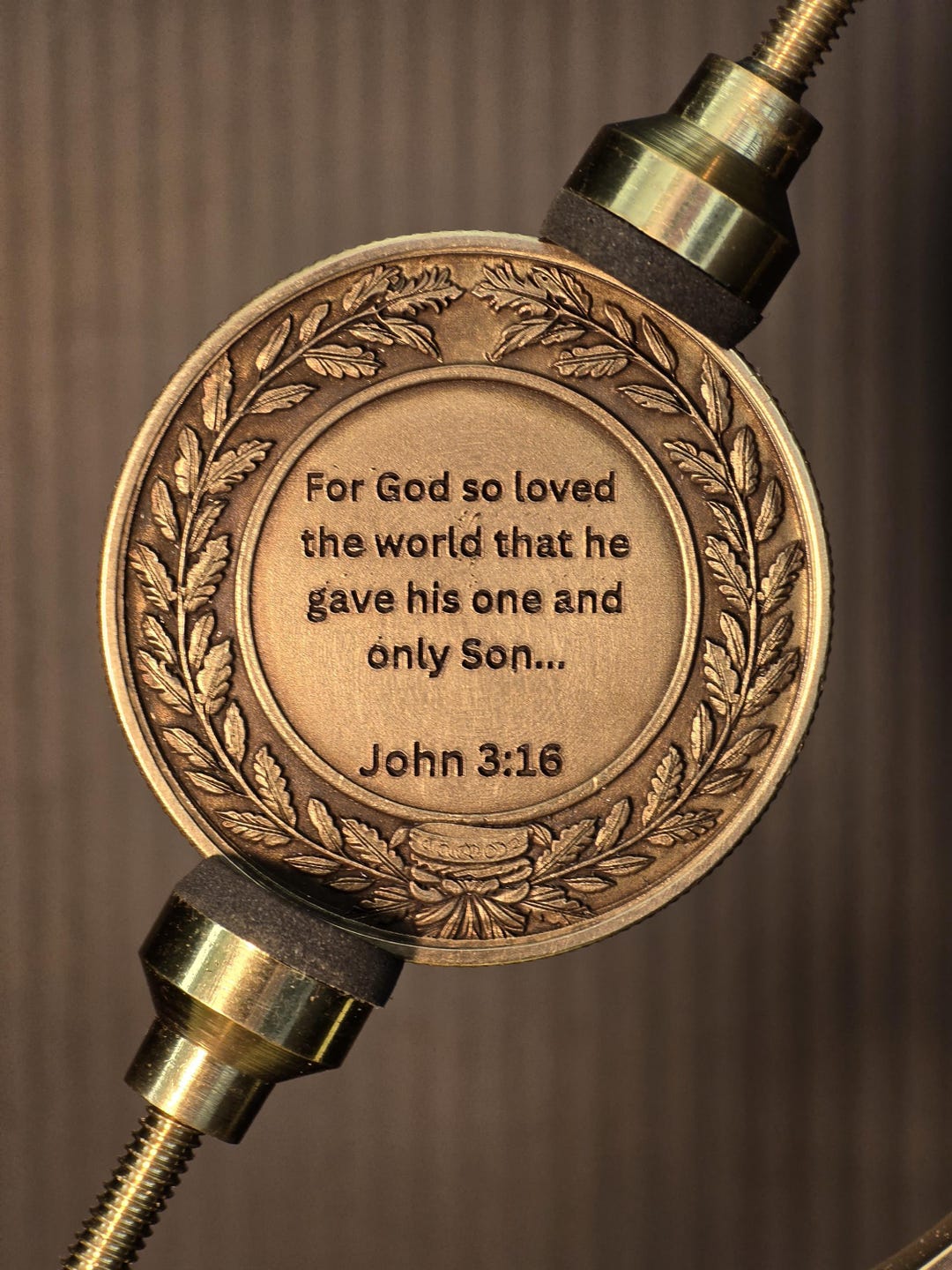 Brass Catholic Challenge Coin: Jesus Crucifix Design - Spiritual ...
