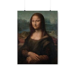Mona Lisa Print, Wall Art, Poster - Etsy