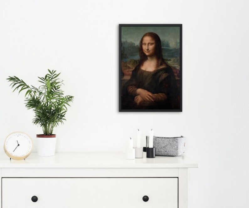 Mona Lisa Print, Wall Art, Poster - Etsy