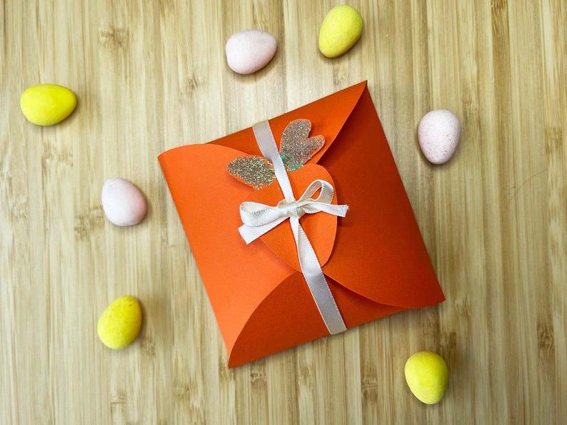 Easter Envelope With 4 Square Easter Cards Carrot Shape Easter ...
