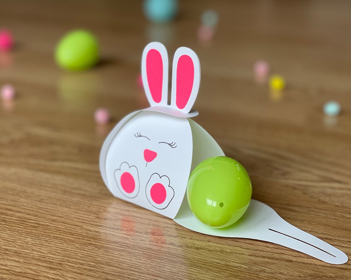 Bunny Box Template Party Favor Box Easter Gift Instant Download DIY ...