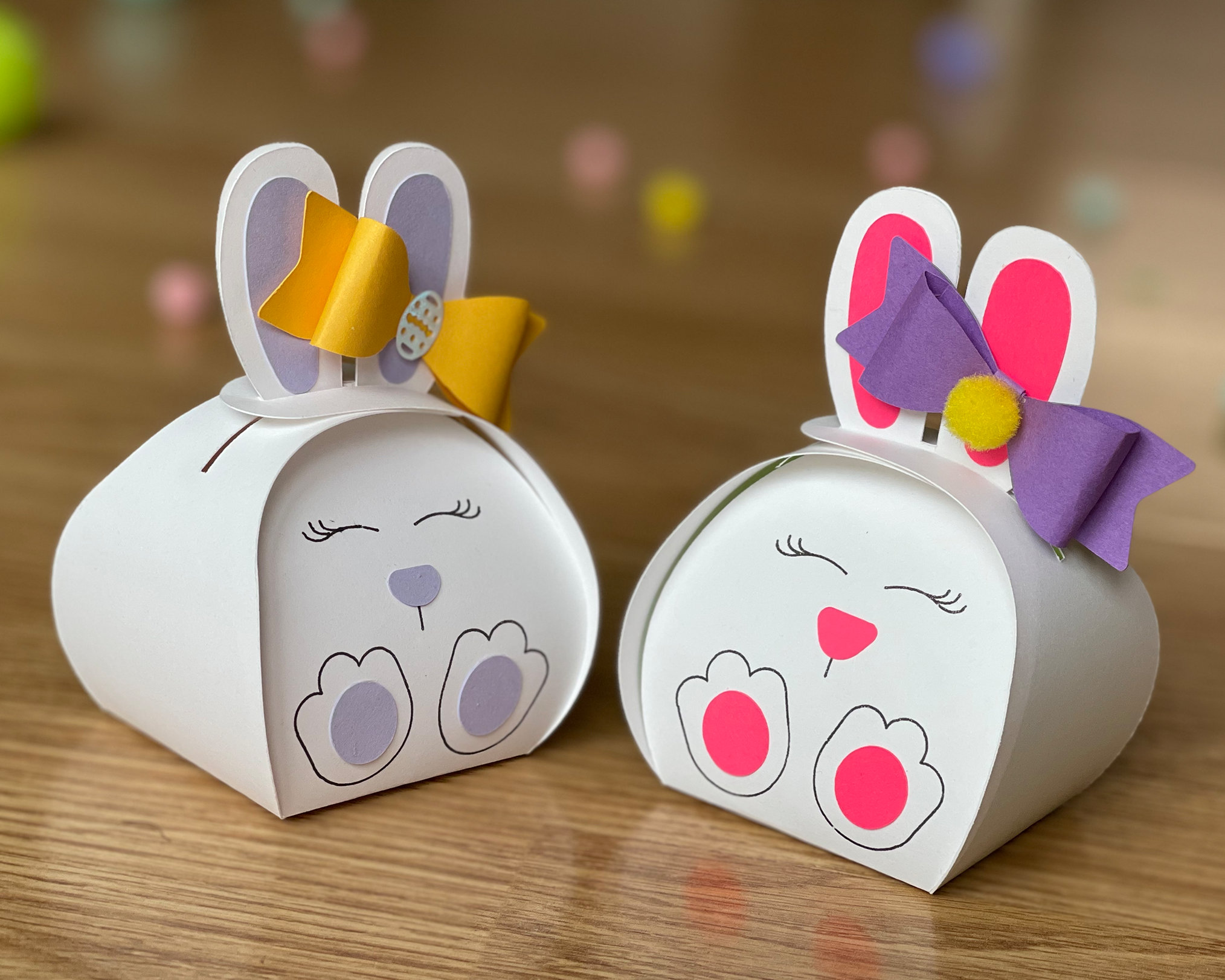 Bunny Box Template Party Favor Box Easter Gift Instant Download DIY ...