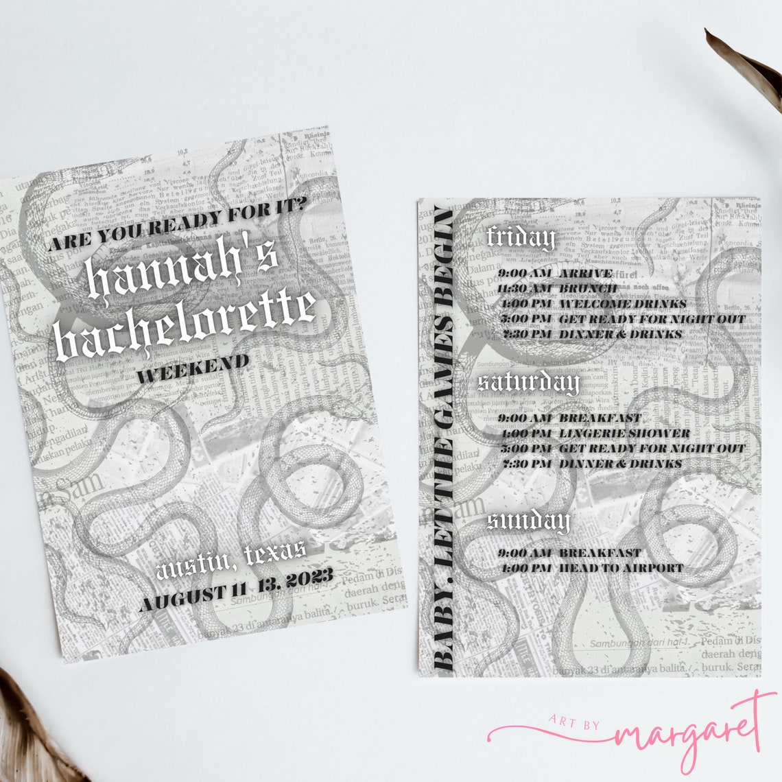 Taylor Swift Reputation Party Invitation | Editable Template Invitation ...