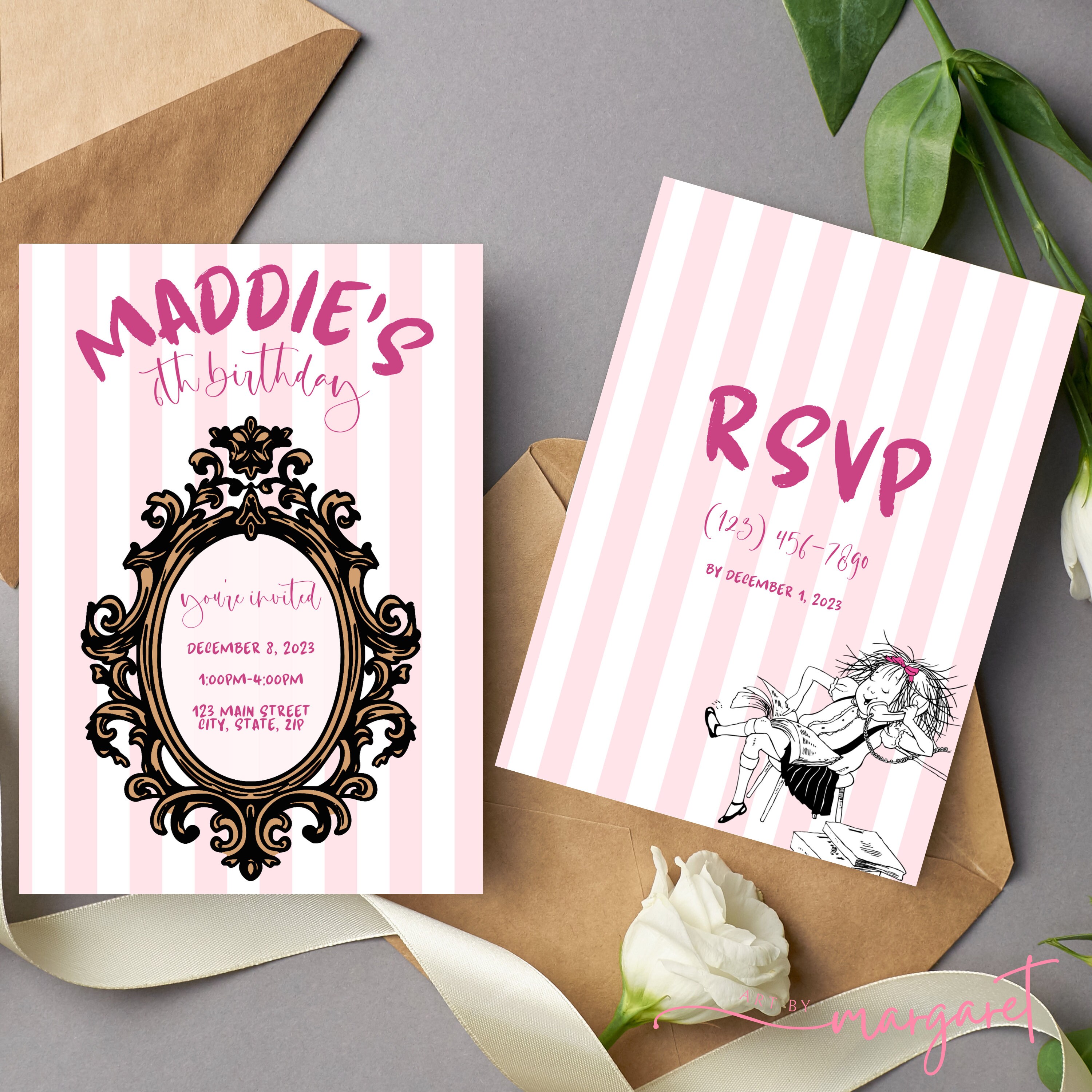 Eloise Birthday Party Invitation Editable Template Eloise at - Etsy