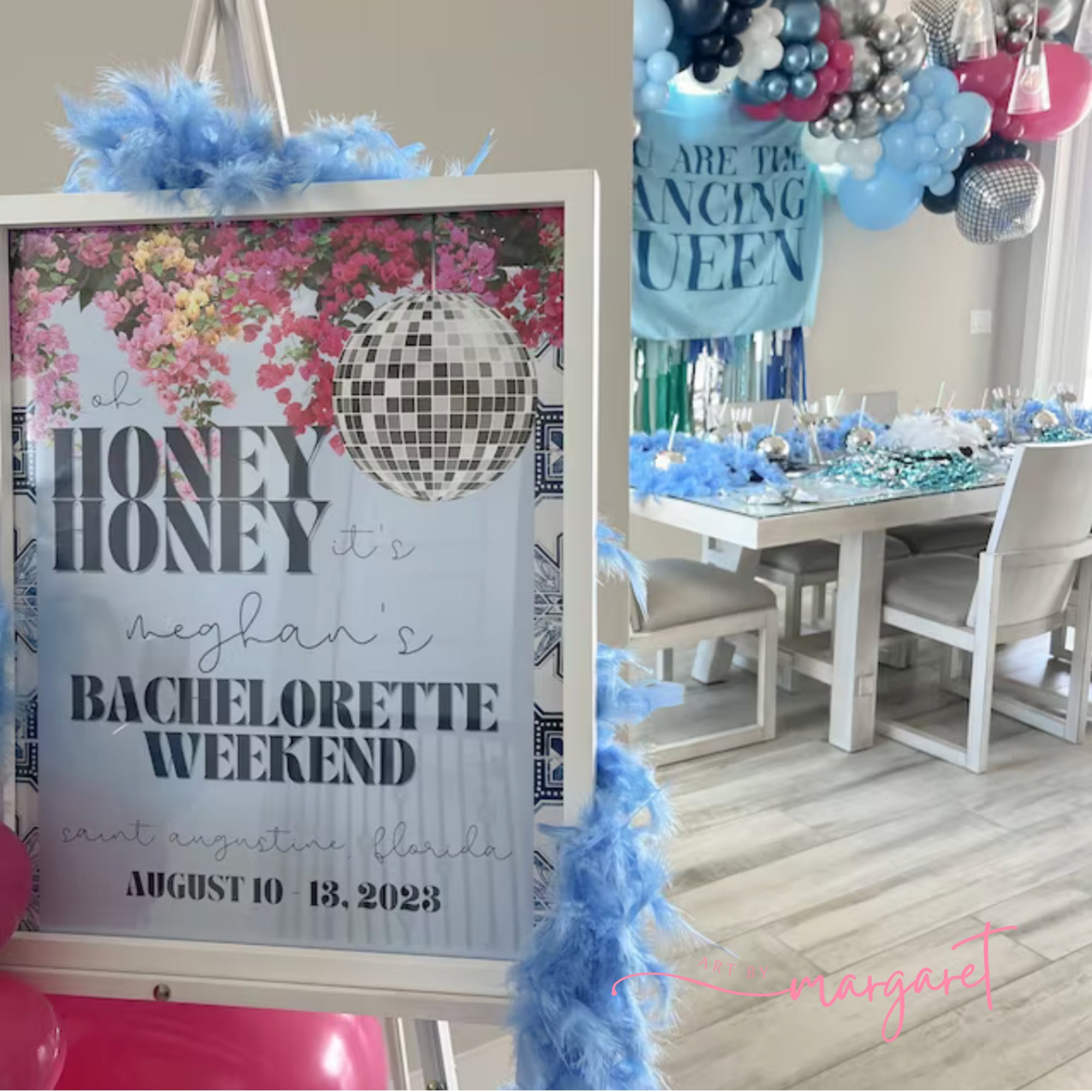 Mamma Mia Bachelorette Editable Welcome Sign Mamma Mia Bachelorette ...