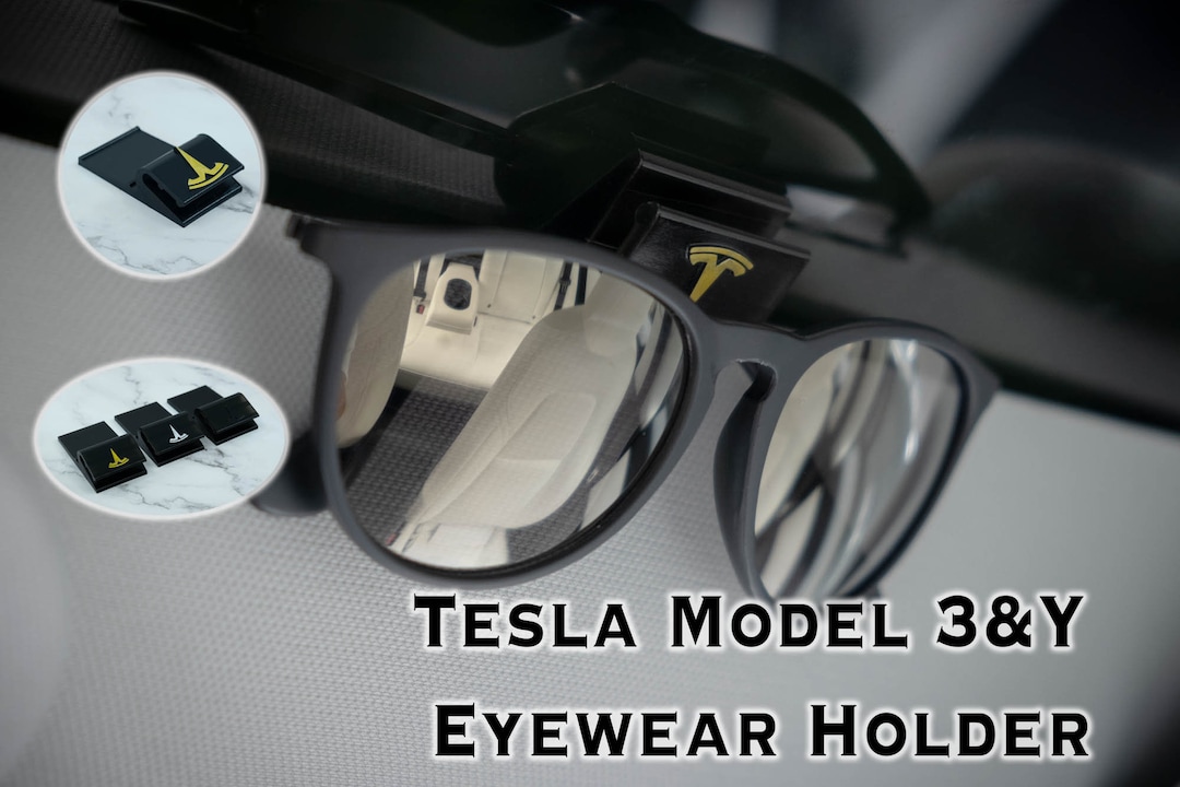 3D Printed Tesla Model 3, Y Sunglass Holder Tesla Accessories - Etsy