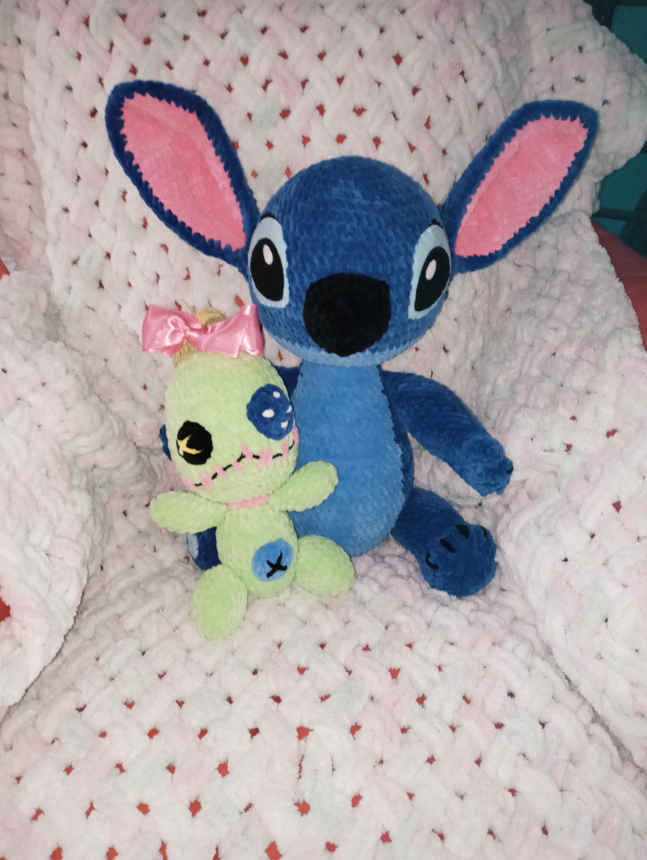 Stitch and Scrump Handmade Soft Toys Мягкая игрушка Стич и Скрамп - Etsy