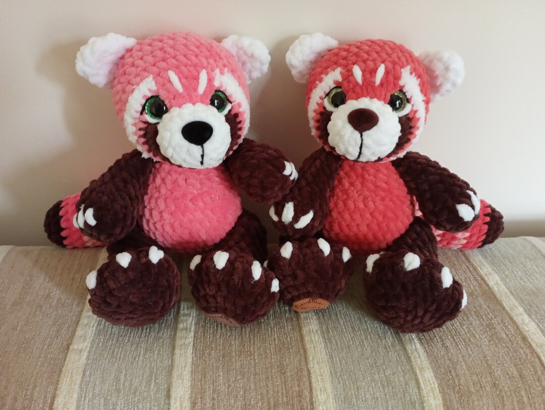 Red Panda Amigurumi Handmade Toy - Etsy