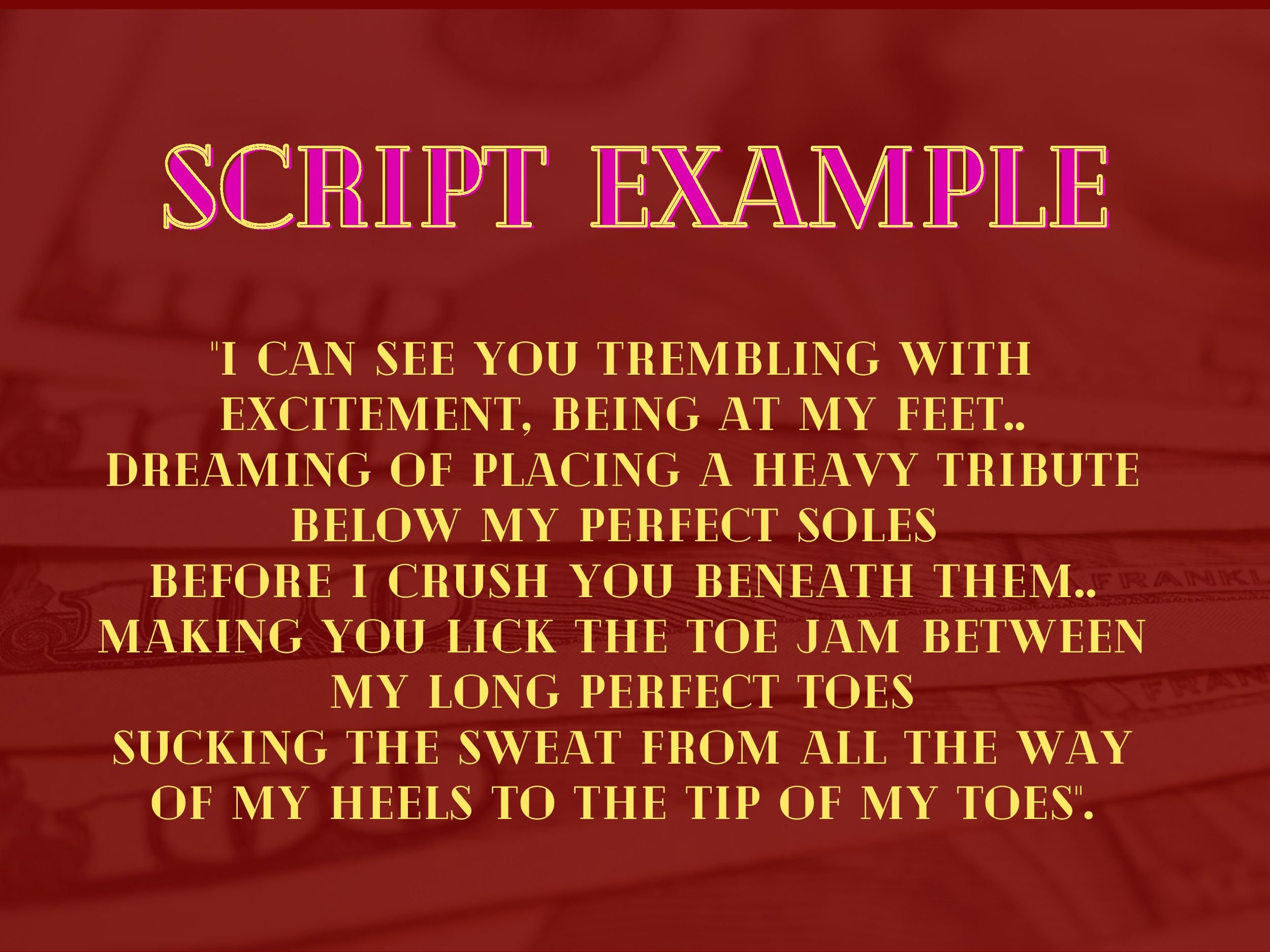 3 Findom Bundles Onlyfans Captions And Feet Joi Scripts Etsy
