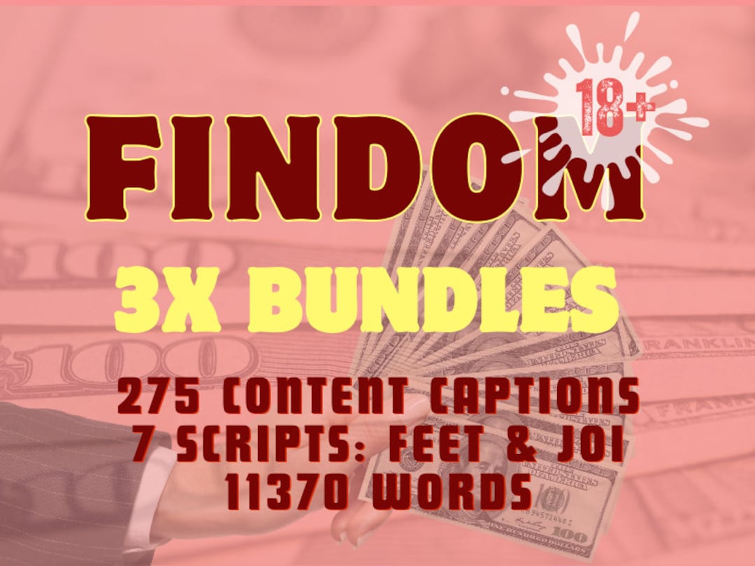 Findom Content Creator Bundle: 275 Captions, Feet & JOI Scripts (PDF) - Etsy