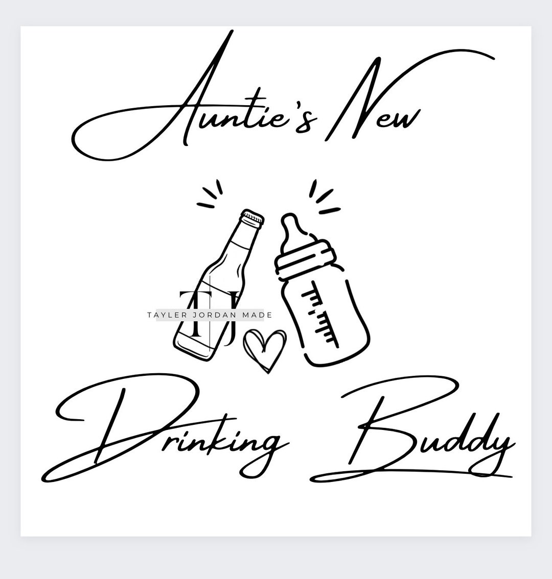 Aunt / Uncle SVG for Baby - Etsy