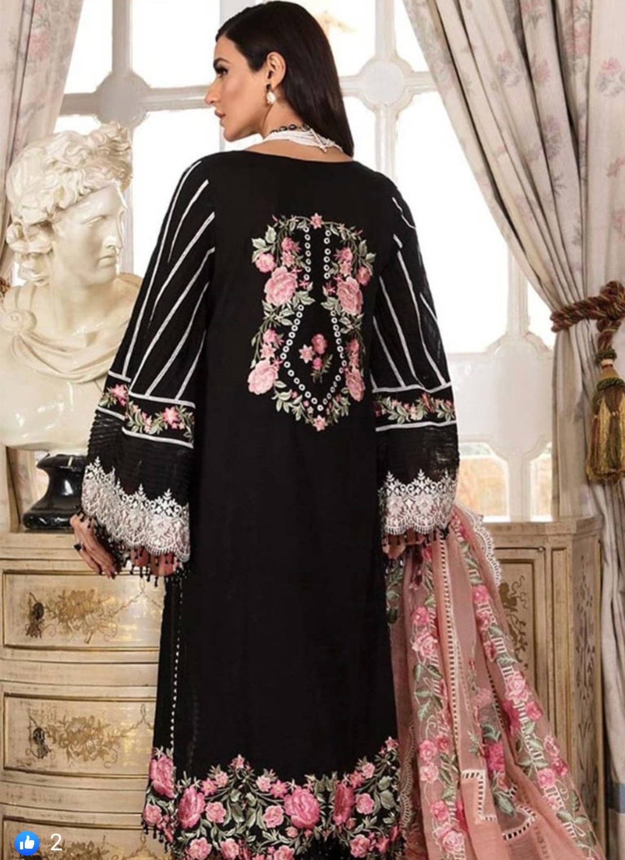 Pakistani Designer Dress Lawn Embroidered Designer Collection Indian ...