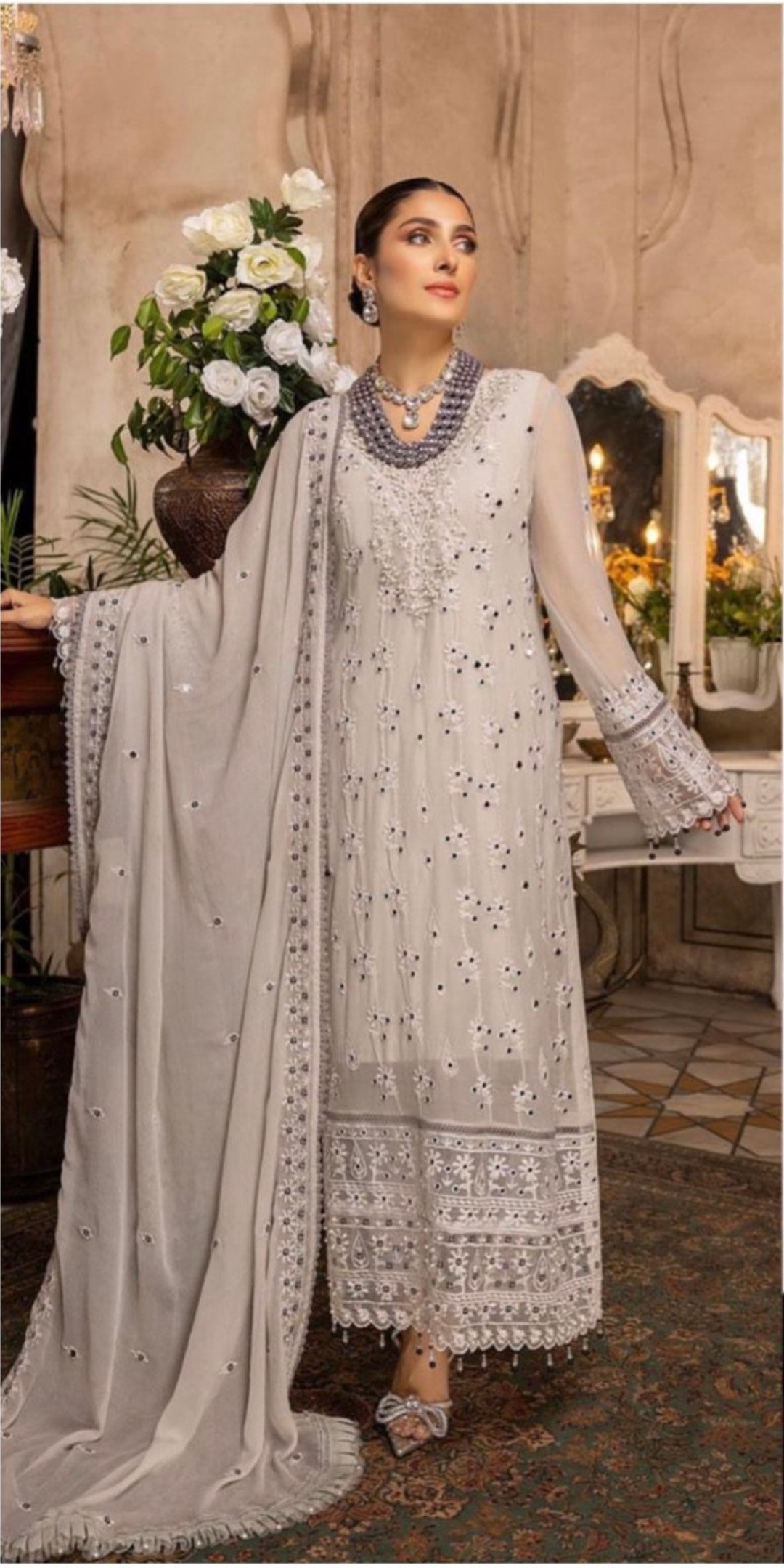 Pakistani Indian Dresses Designer Collection Eid Suit Party Wear ...
