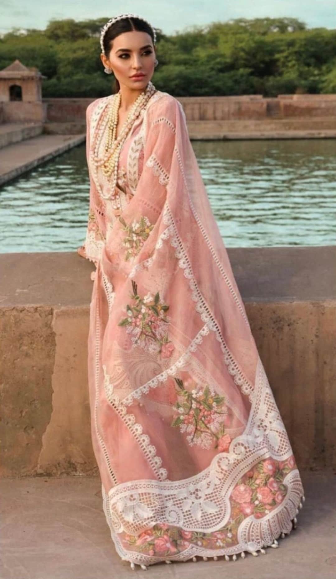 Pakistani Indian Designer Dresses Brand Crimson Embroidered Party Wear ...