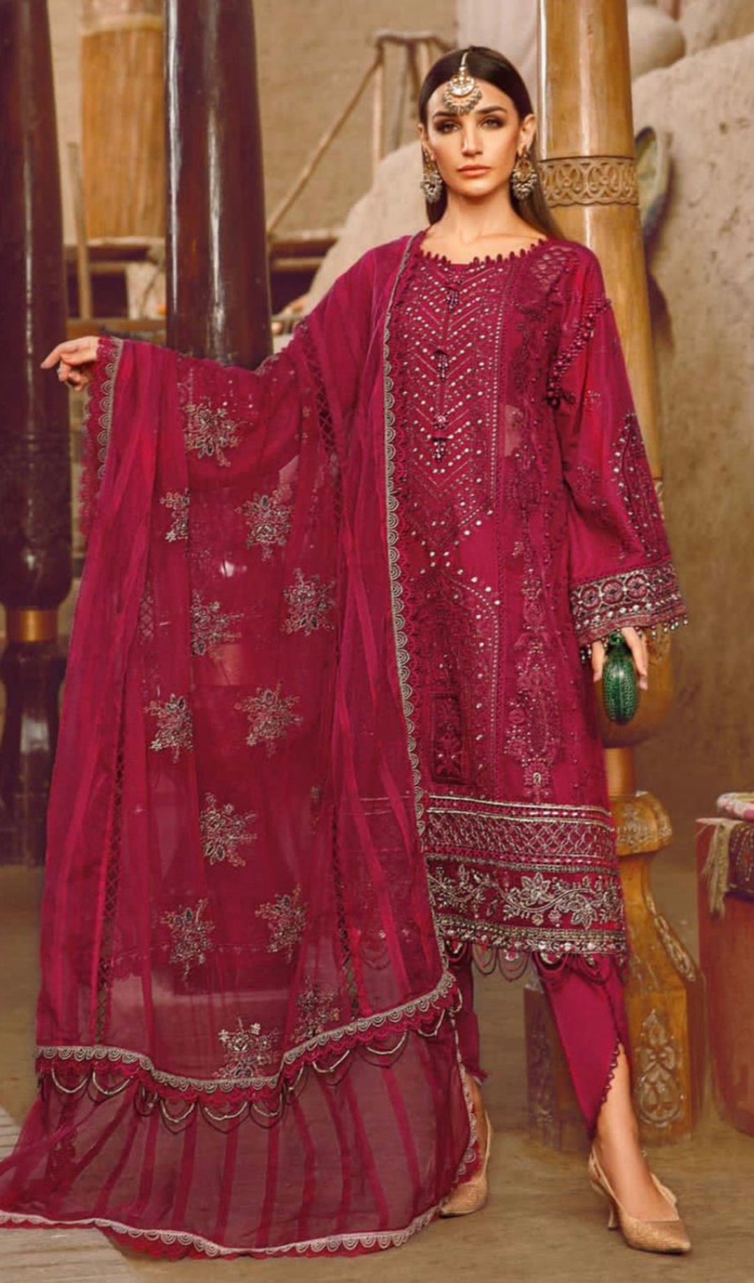 Pakistani Indian Dresses Designer Collection Eid Suit Party Wear ...