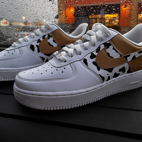 Cow Print Nike - Etsy