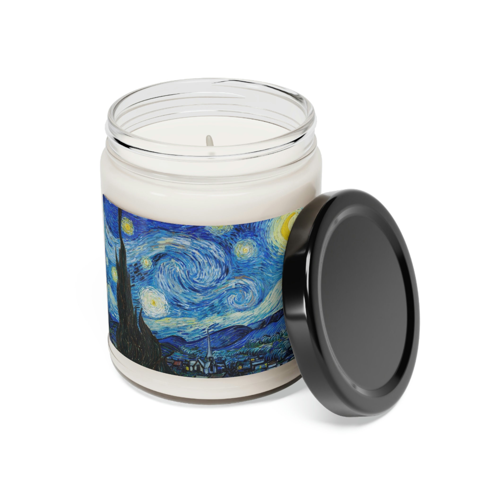 Van Gogh Starry Night Scented Soy Candle, 9oz - Etsy