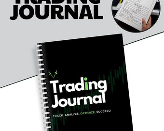 Hardcover Crypto Trading Journal Notebook, Include Technical Analysis ...