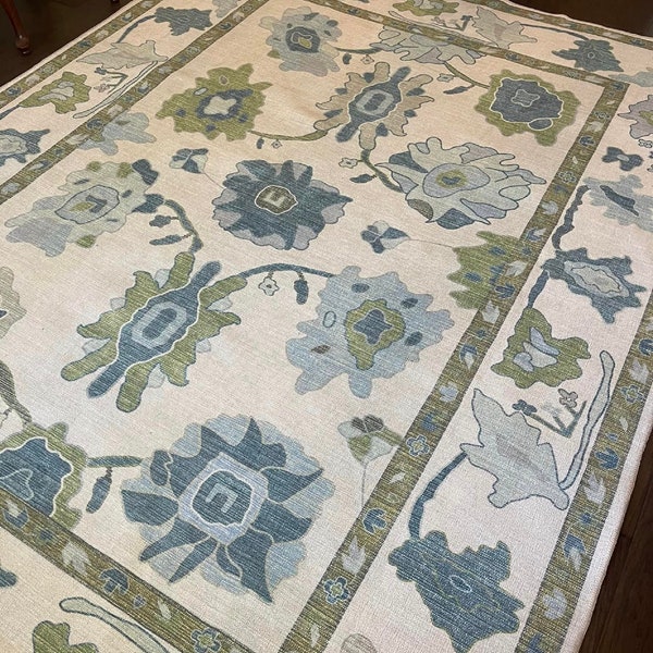 Pastel Floral Area Rug - Etsy