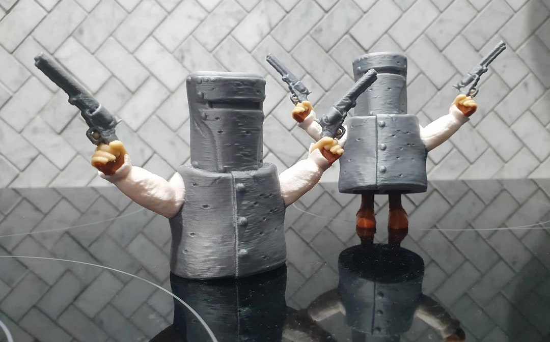 Ned Kelly Pop up Figurine 3D Printed - Etsy
