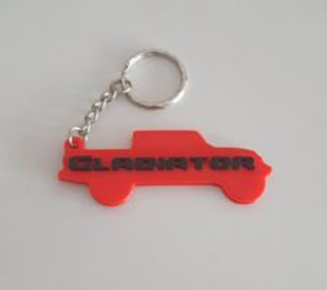 Jeep 2D Keychain, Jeep Silhouette Keyring 3D Printed 4x4 Keytag - Etsy