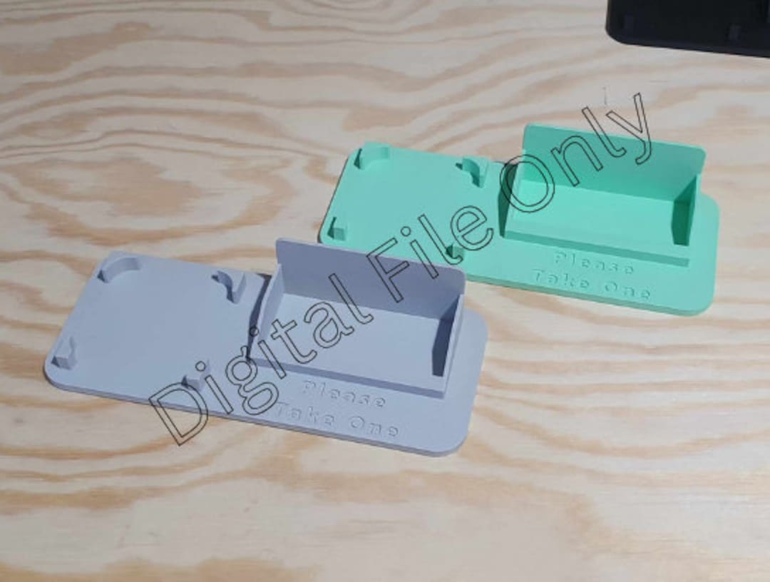 Digital 3D Printing File: Square Card Reader Dock & Business Card ...