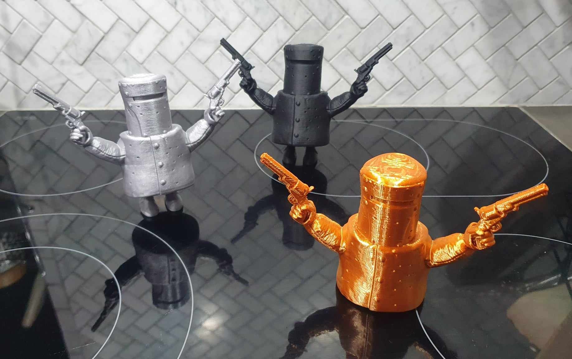 Ned Kelly Pop up Figurine 3D Printed - Etsy