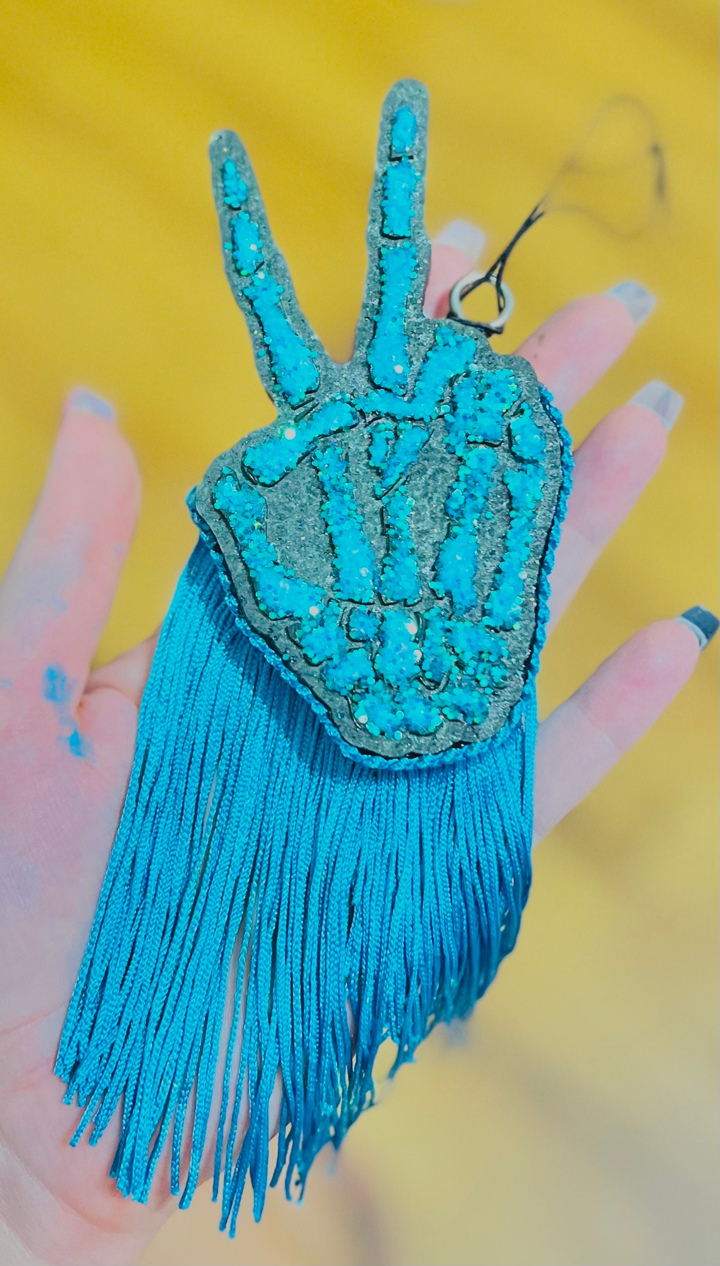 Peace Sign Car Freshie | Western | Gypsy | Hand | Skeleton - Etsy