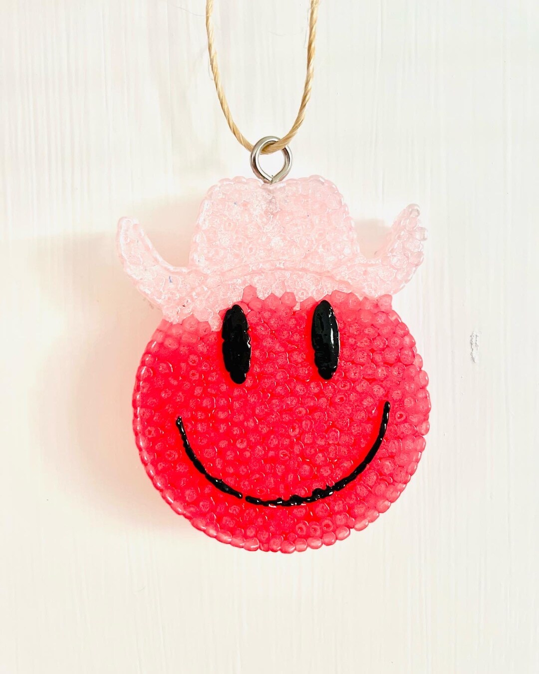 Drippy Cowboy Smiley Car Freshie | Cowboy | Smiley | Air Freshener ...