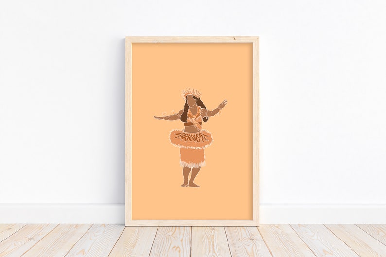 Kiribati Girl - Island Girl Series, Micronesian Pacific Islands Print ...