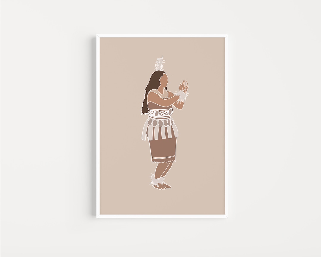 Tongan Girl Island Girl Series, Polynesian Pacific Islands Print - Etsy