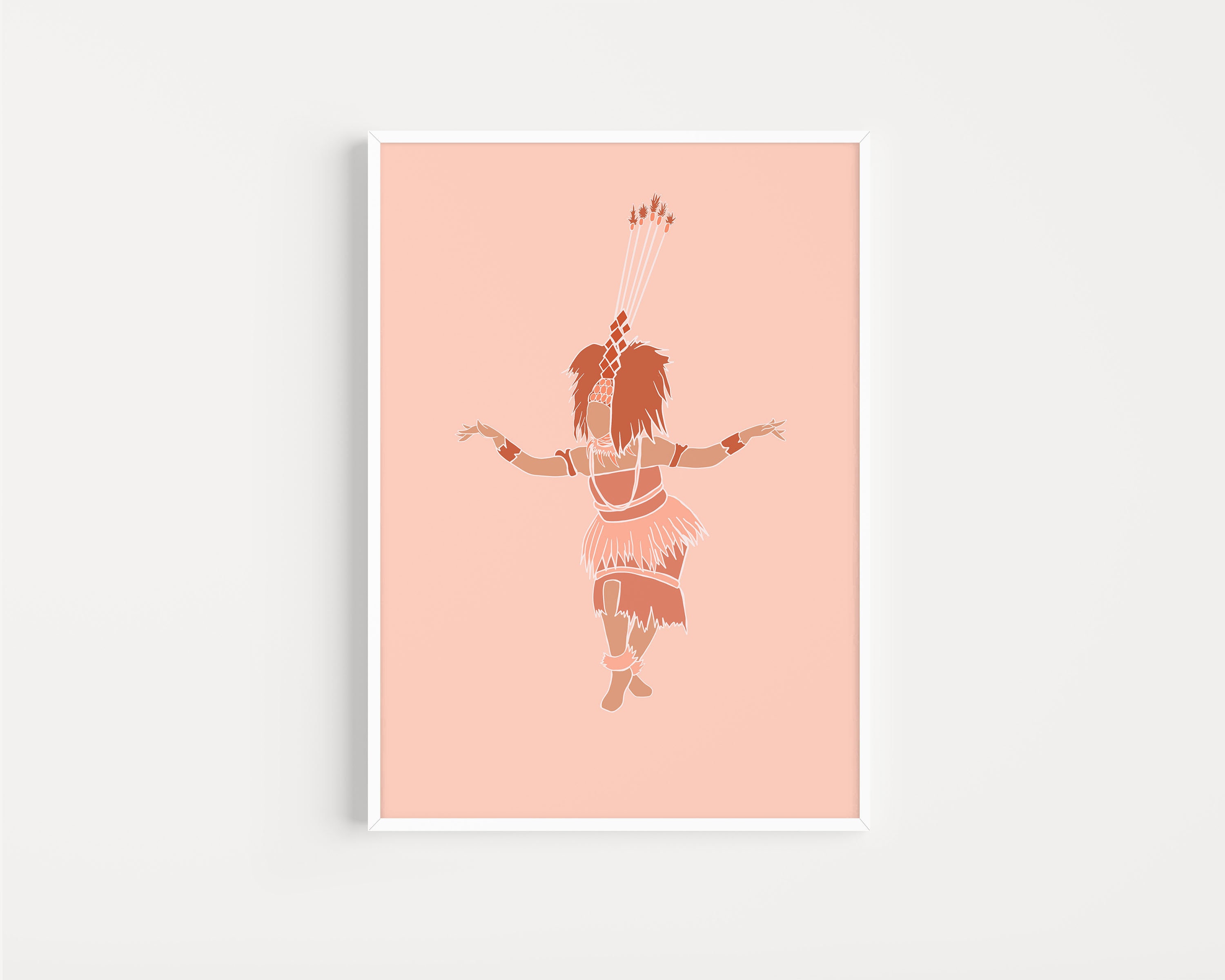 Samoan Girl Island Girl Series Polynesian Pacific Islands - Etsy