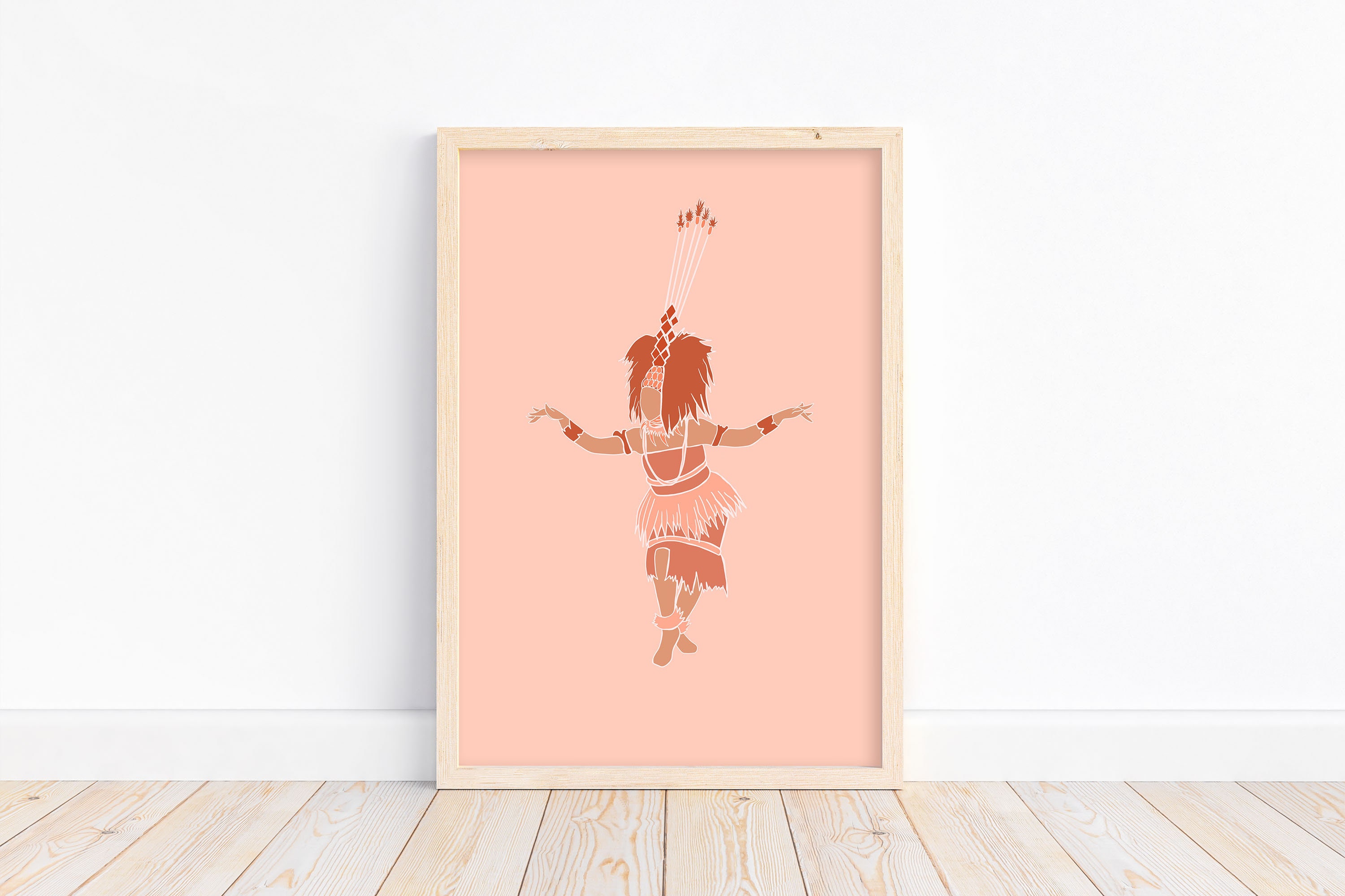 Samoan Girl Island Girl Series Polynesian Pacific Islands - Etsy