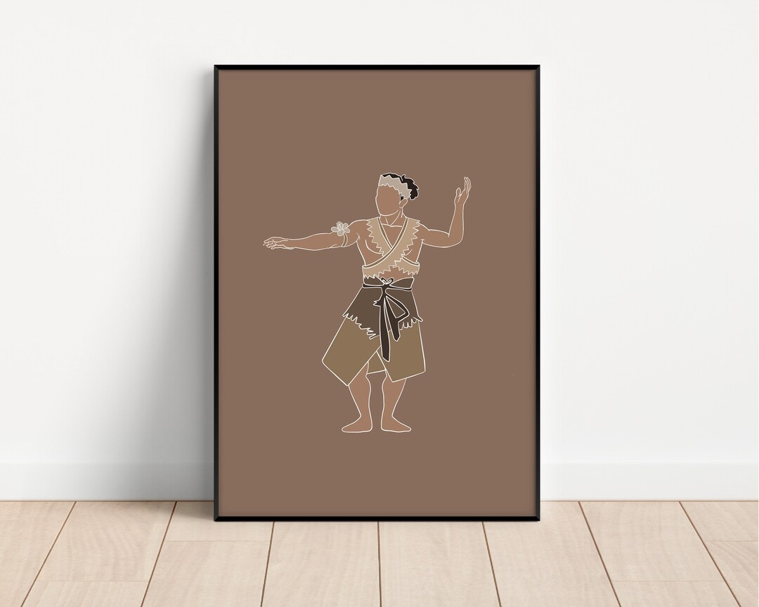 Kiribati Dance Print | Micronesian Pacific Art (digital Download) - Etsy